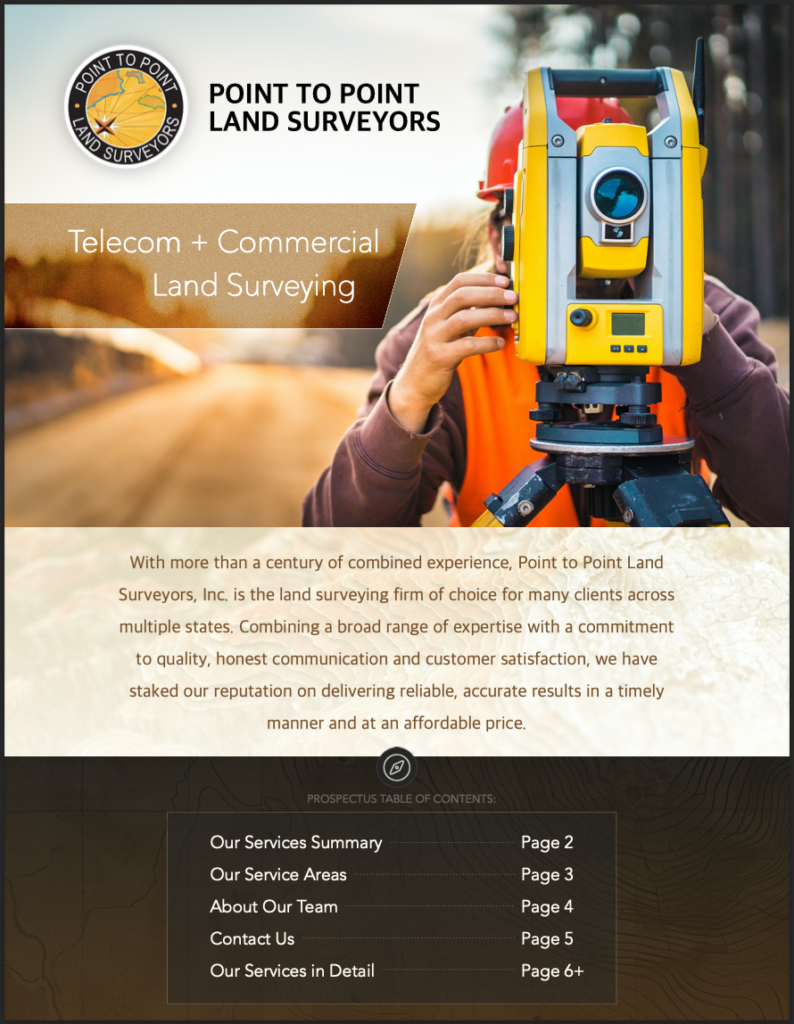 Download our Prospectus - Point to Point Surveyors